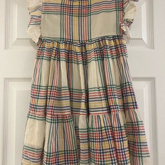 Pink Chicken | Dresses | Pink Chicken Plaid Kids Dress With Ruffle ...